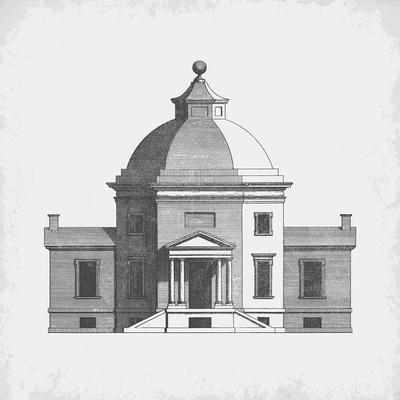 'Delineation - Octagon Design, Down Hall' Art Print - School of Padua ...