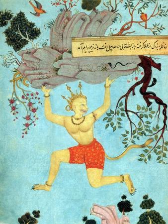 Digital Prints Prints Indian God Hanuman Art Monkey poster Animal Print ...