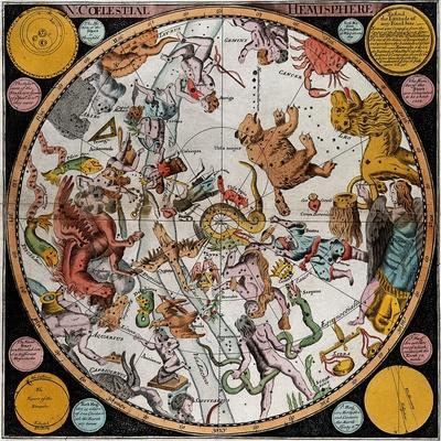 'Northern Celestial Planisphere, 1790' Giclee Print - Science Source ...