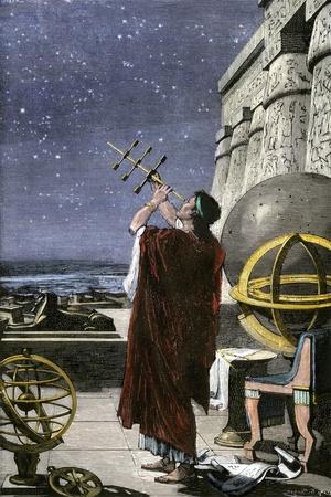 'Sciences: Greek Astronomer Hipparchus of Nicee, in Ancient Greek ...