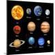 'Planets of Solar System Realistic Set of Space' Photographic Print ...