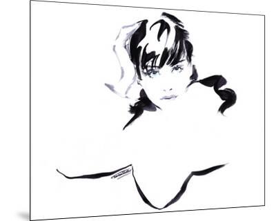 Blue Eyes Mounted Giclee Print - Sharon Pinsker | Art.com