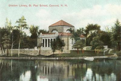 'Sheldon Library, St. Paul School, Concord, New Hampshire' Art Print ...