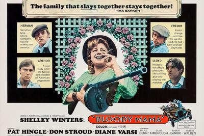 'SHELLEY WINTERS. "BLOODY MAMA" [1970], directed by ROGER CORMAN ...