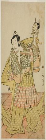 'The Actor Ichikawa Danjuro V as Kudo Suketsune in the Play Kaido Ichi Yawaragi Soga..., c. 1778 ...