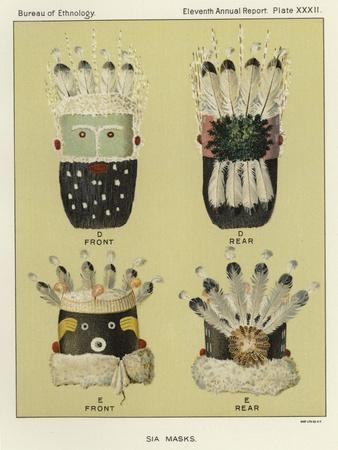 'Sia Masks' Giclee Print | Art.com