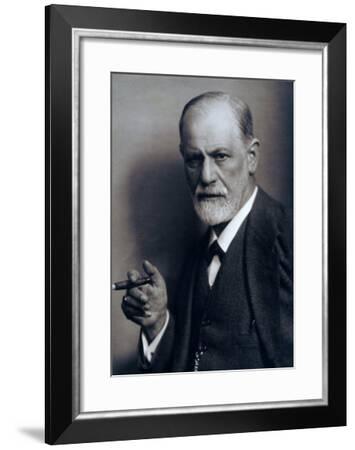 Sigmund Freud Smoking Cigar in a Classic Early 1920s Portrait Photo by ...