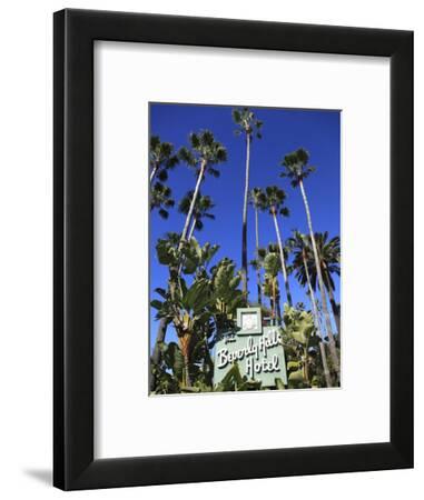 Sign for Beverly Hills Hotel, Beverly Hills, Los Angeles, California ...