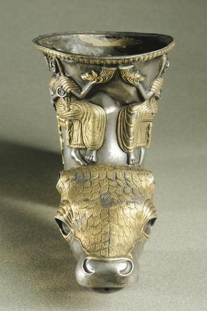 Silver Rython, Circa 300 Bc, from Poroina Mare, Romania, Geto-Dacian ...