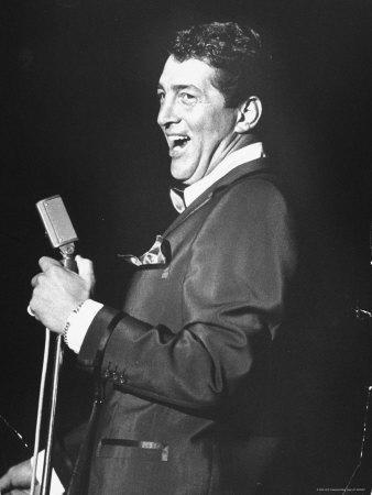 'Singer Dean Martin Performing at the Sands Hotel' Premium Photographic ...