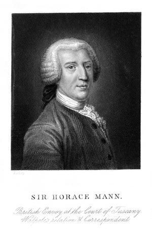 'Sir Horace Mann' Art Print | Art.com