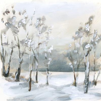 'Snowy Winter Trees' Art Print - Katrina Pete | Art.com
