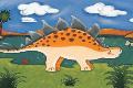'Steggy the Stegosaurus' Premium Giclee Print - Sophie Harding | Art.com