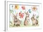 'Spring Softies Bunnies I' Art Print - Lisa Audit | Art.com