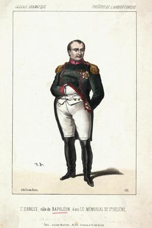 'St. Ernest in the Role of Napoleon in Memorial to St. Helene ...