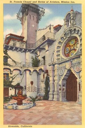 'St. Francis Chapel, Mission Inn, Riverside, California' Art Print ...