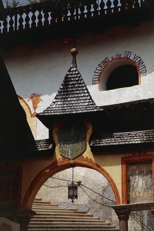 'Staircase and Access Way to Basilica of St Romedius' Giclee Print ...