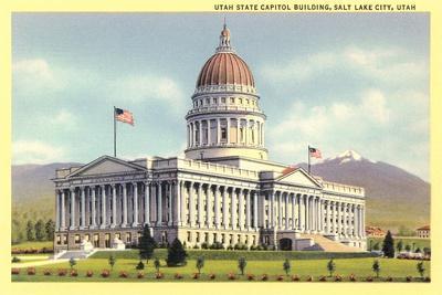 'State Capitol, Salt Lake City' Art Print | Art.com