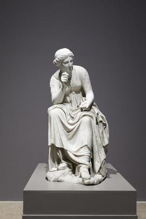 'Statue of Calliope, Second Century, Pentelic Marble, Museo Nazionale ...