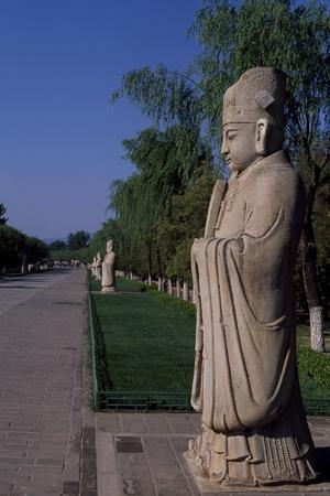 'Statues and Tombs of Ming Dynasty Along Sacred Way or Spirit Way ...