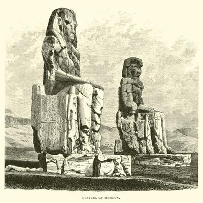 'Statues of Memnon' Giclee Print | Art.com