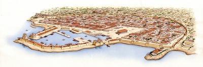 'Caesarea, Palestine, C.-13-70 (Ink and Watercolour)' Giclee Print ...