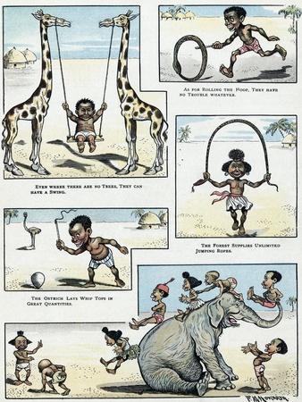 'Stereotypical Illustration Depicting African Children in their ...