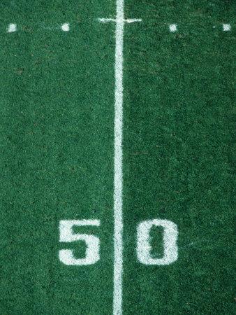 '50 Yard Line American Football' Photographic Print - Steven Sutton ...