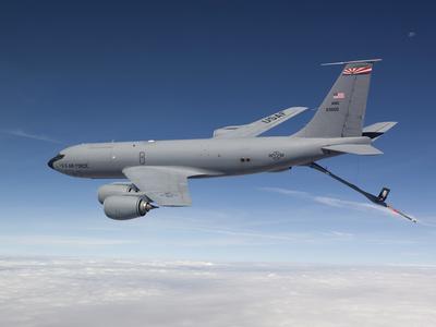 'A KC-135R Flies a Training Mission Over Arizona' Photographic Print ...