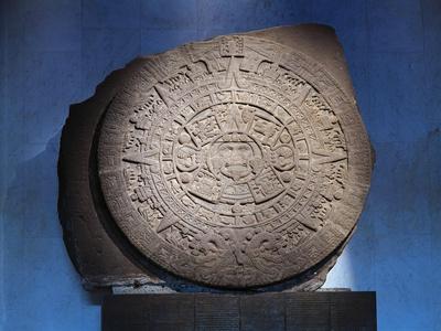 Stone of Sun' or 'Aztec Calendar' Found in Tenochtitlan, Mexico in 1789 ...