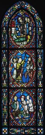 Story of St Blaise, Bishop of Sebaste in Armenia, Stained Glass Window ...