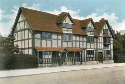 'Stratford, Shak's House' Art Print | Art.com