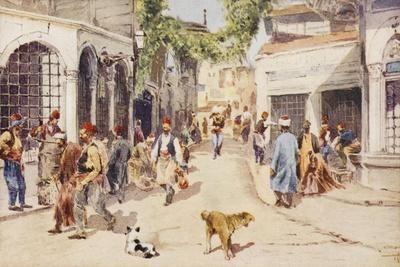 'Street Dogs - Constantinople, Turkey' Art Print | Art.com