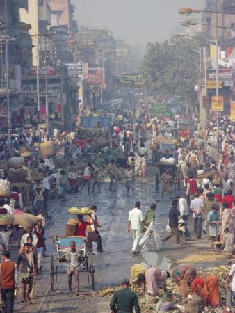 'Street Life, Calcutta, India, Asia' Photographic Print - Upperhall Ltd ...