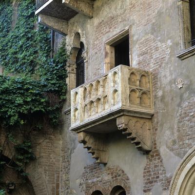 'Juliet's Balcony, Verona, UNESCO World Heritage Site, Veneto, Italy ...
