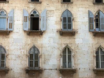 'Window Arches in Old Town, Porec, Istria, Croatia, Europe ...
