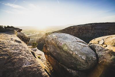 'Sunrise Over Monument Valley From Window Rock, Colorado National ...