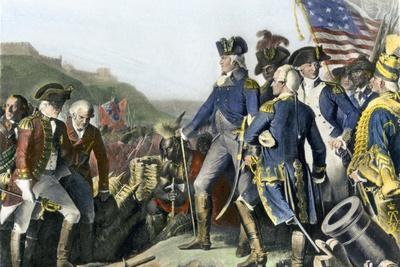 Revolutionary War Battle Scene