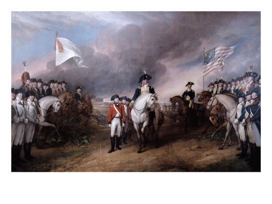 Surrender of General Lord Cornwallis at Yorktown, 19 October 1781 ...