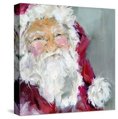 'Holiday - Santa Claus' Stretched Canvas Print - Susan Pepe | Art.com