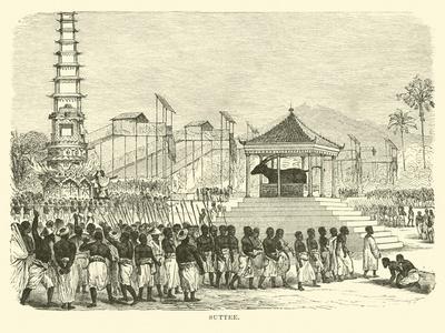 'Suttee' Giclee Print | Art.com