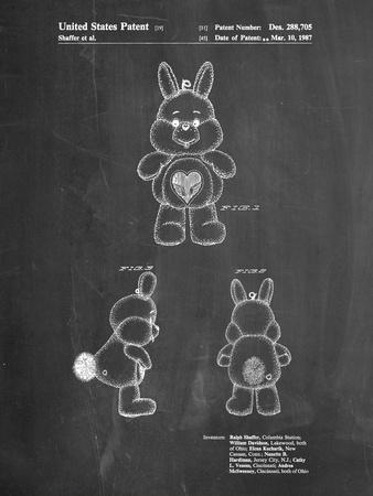 'Swift Heart Rabbit Care Bear' Art Print - Cole Borders | Art.com