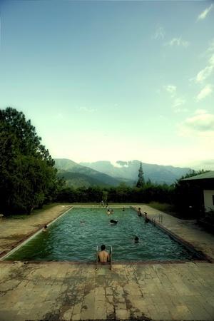 'Swimming Pool, Nr Punaka Bhutan (Photo)' Giclee Print | Art.com