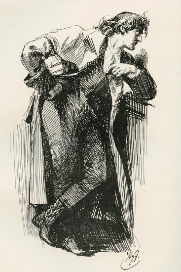 Sydney Carton Illustration By Harry Furniss For The Charles Dickens