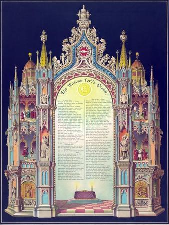 'Symbols -Masonic Lord's Prayer' Art Print | Art.com