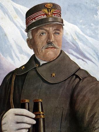 First World War: Portrait of Luigi Cadorna (1850-1928), Italian General ...