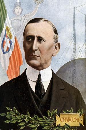 'Portrait of Guglielmo Marconi (1874-1937), Italian Physicist, Inventor ...
