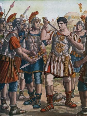 'Roman Antiquite: “” the Roman General Germanicus Swearing Fidelite at ...