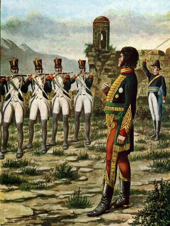 The Execution of Joachim Murat on 13 October 1815 in Pizzo (Calabria ...