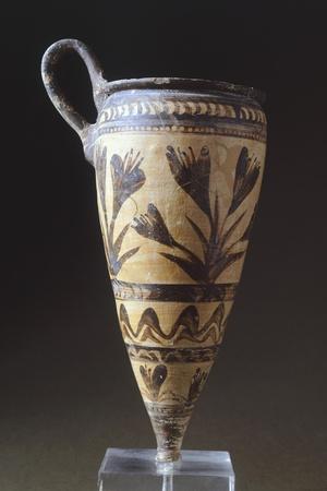 'Tapered Rhyton from Thera, Now Santorini, Greece, Cycladic Culture ...